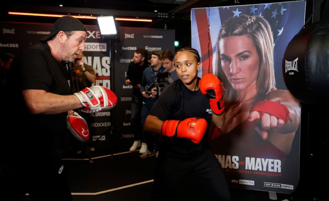 Natasha Jonas vs Mikaela Mayer open workout kicks off Fight Week in ...