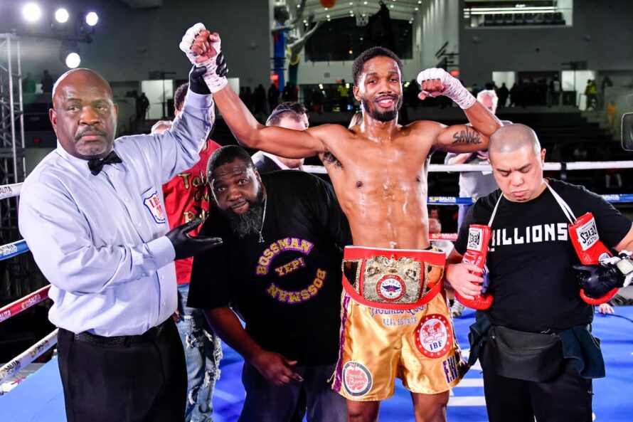 Photos: Ardreal Holmes Jr stops Marlon Harrington at Big Time Boxing ...