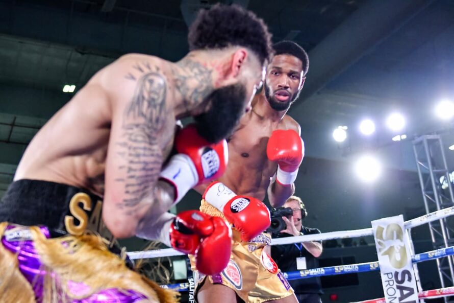 Photos: Ardreal Holmes Jr stops Marlon Harrington at Big Time Boxing USA - FIGHTMAG