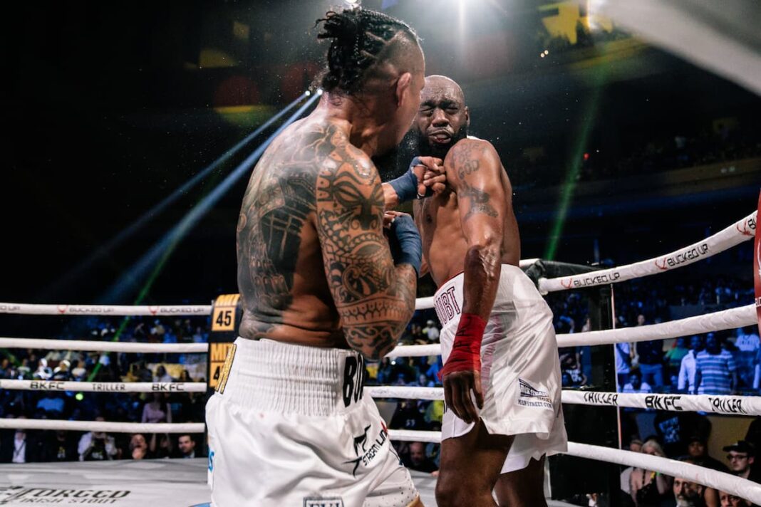 Austin Trout lands title in bare knuckle fight against Luis Palomino at ...