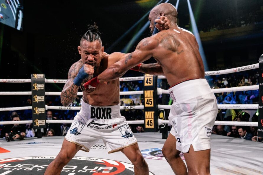 Austin Trout lands title in bare knuckle fight against Luis Palomino at ...