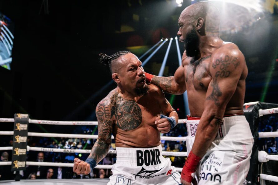 Austin Trout lands title in bare knuckle fight against Luis Palomino at ...