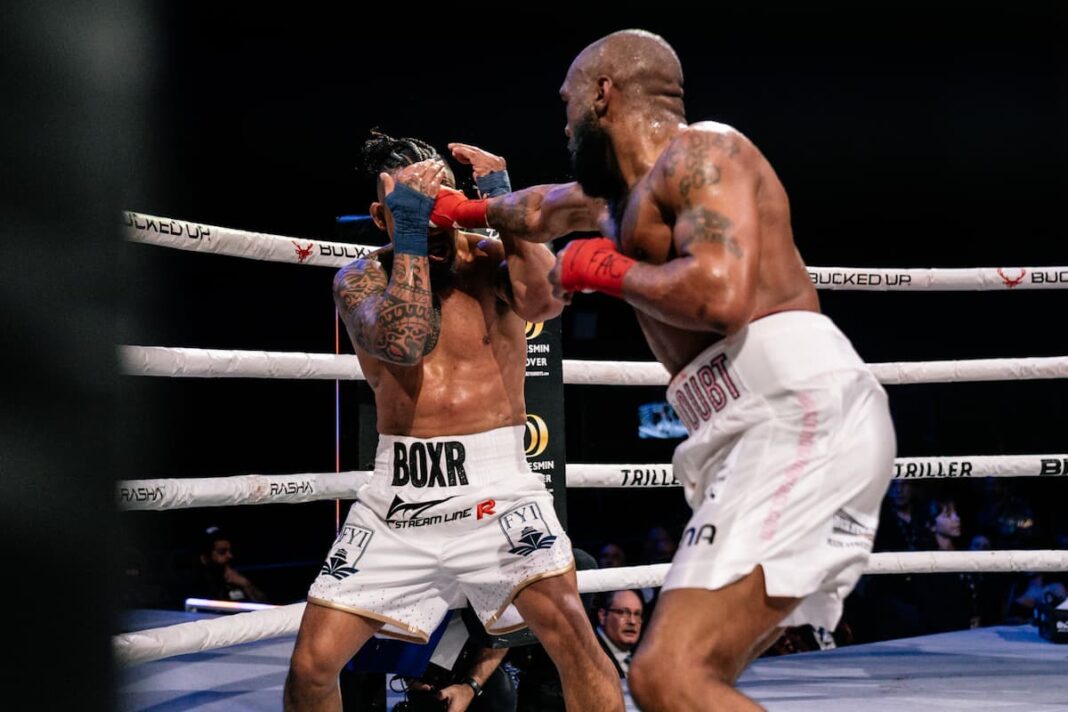 Austin Trout lands title in bare knuckle fight against Luis Palomino at ...