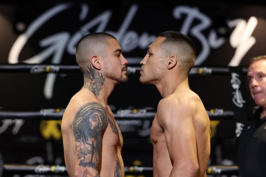 Photos: Joseph Diaz vs Jesus Perez on weight for 140-pound bout in ...