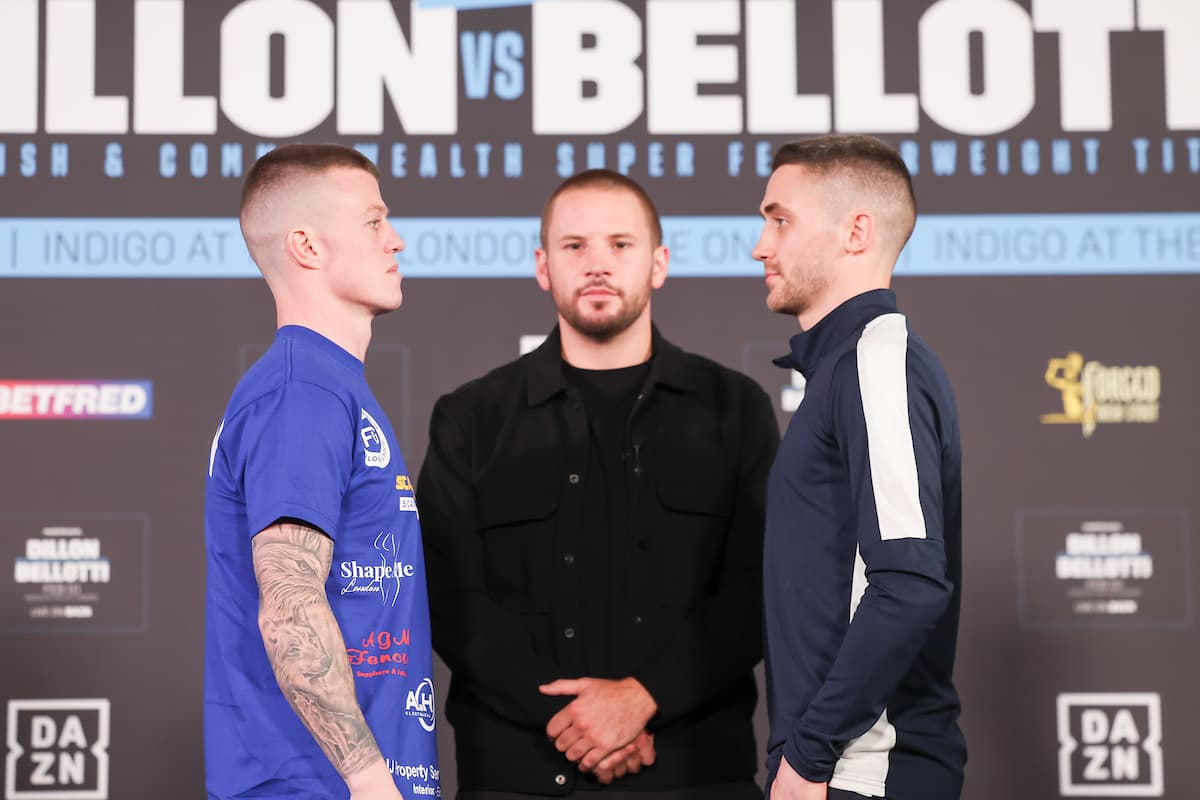 Liam Dillon: I'm looking forward to a good scrap against Reece Bellotti ...