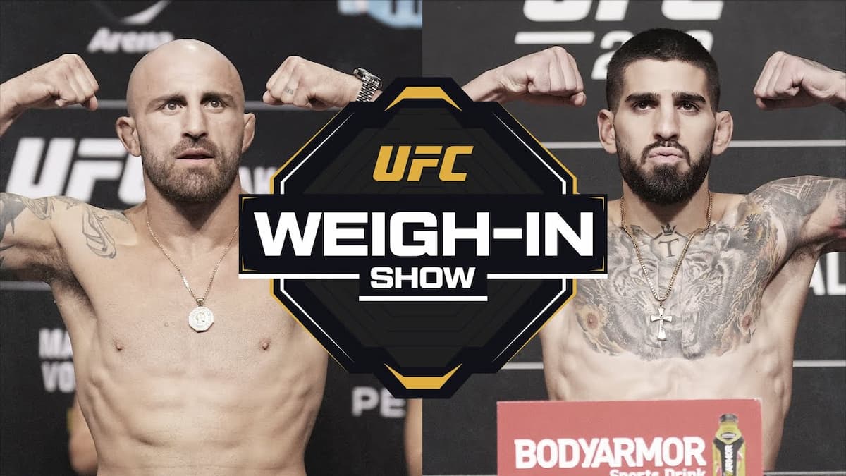 Volkanovski vs Topuria on weight for 145-pound title at UFC 298, one ...
