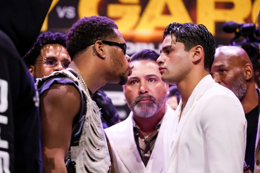 Devin Haney vs Ryan Garcia LA press conference photos - FIGHTMAG