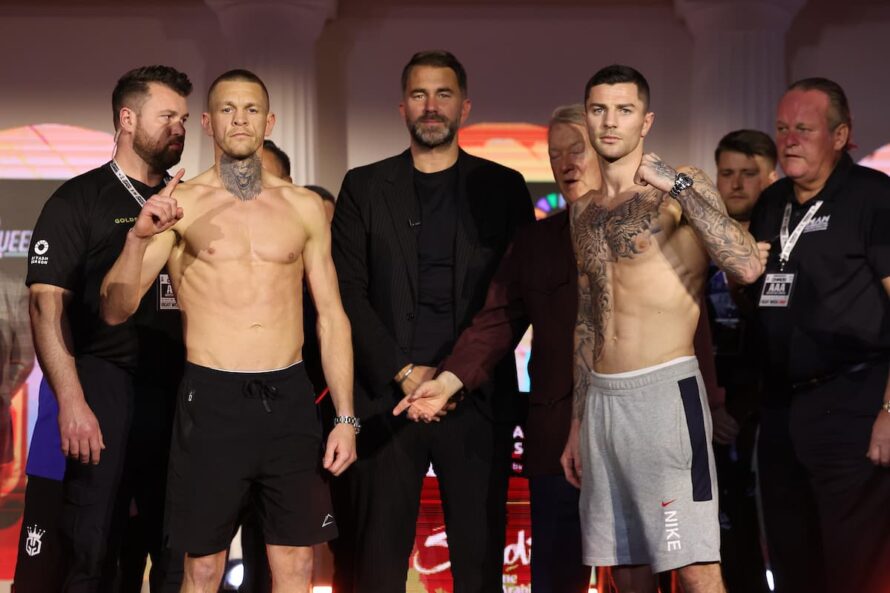 Anthony Joshua vs Francis Ngannou weigh-in photos - FIGHTMAG