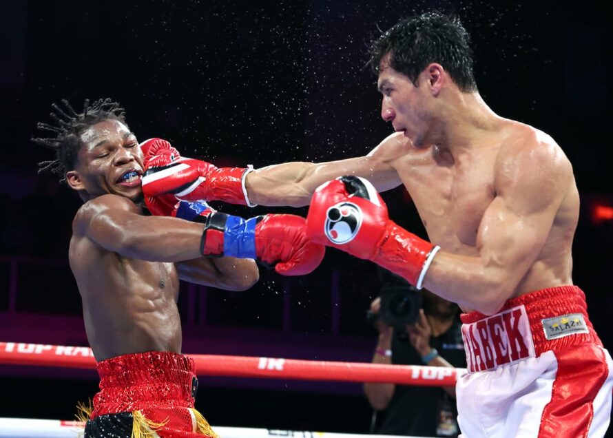 Photos: Raymond Ford TKO's Otabek Kholmatov in 12th round to land title ...