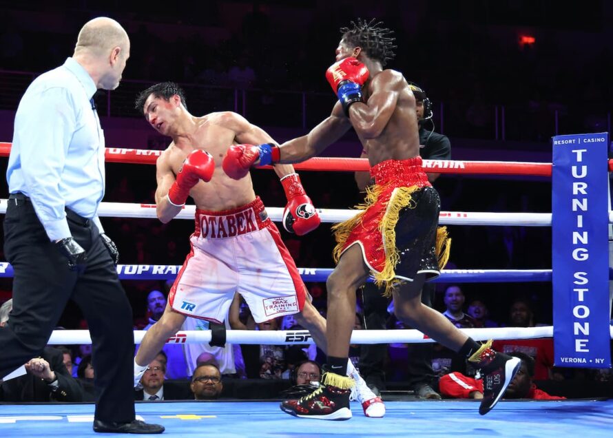 Photos: Raymond Ford TKO's Otabek Kholmatov in 12th round to land title ...