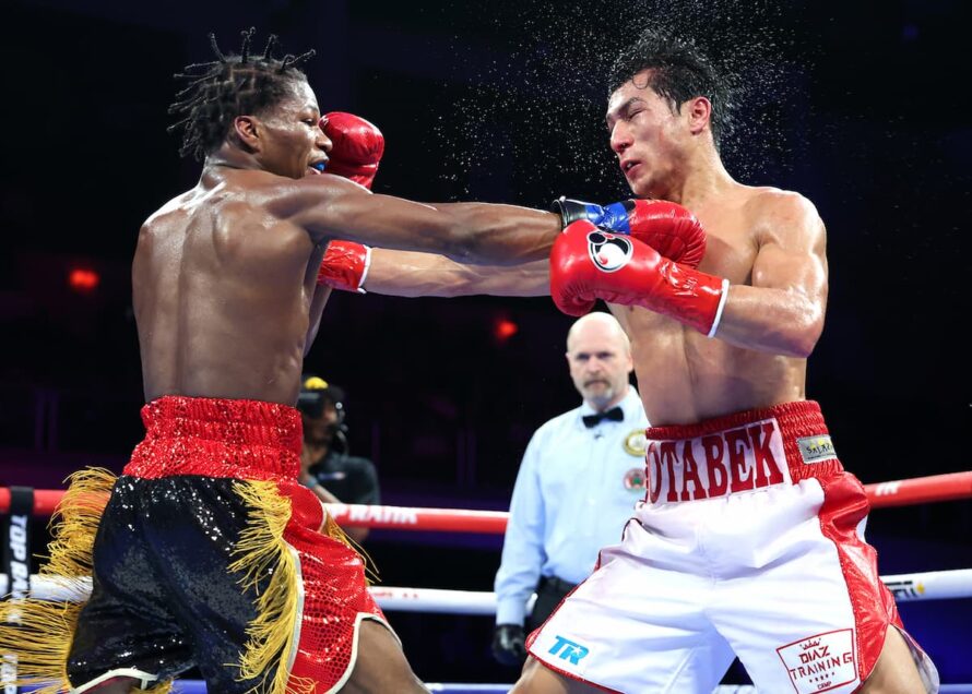 Photos: Raymond Ford TKO's Otabek Kholmatov in 12th round to land title ...