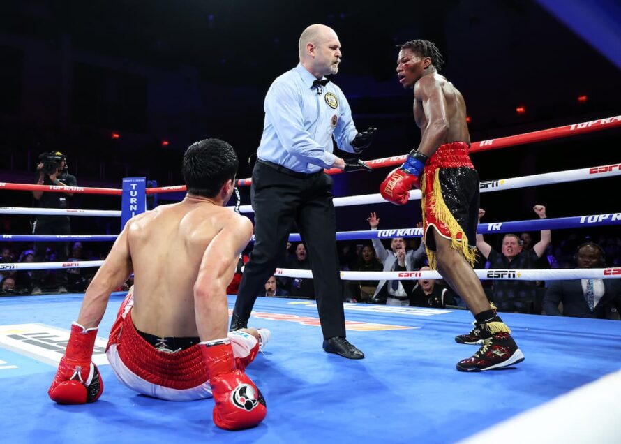 Photos: Raymond Ford TKO's Otabek Kholmatov in 12th round to land title ...