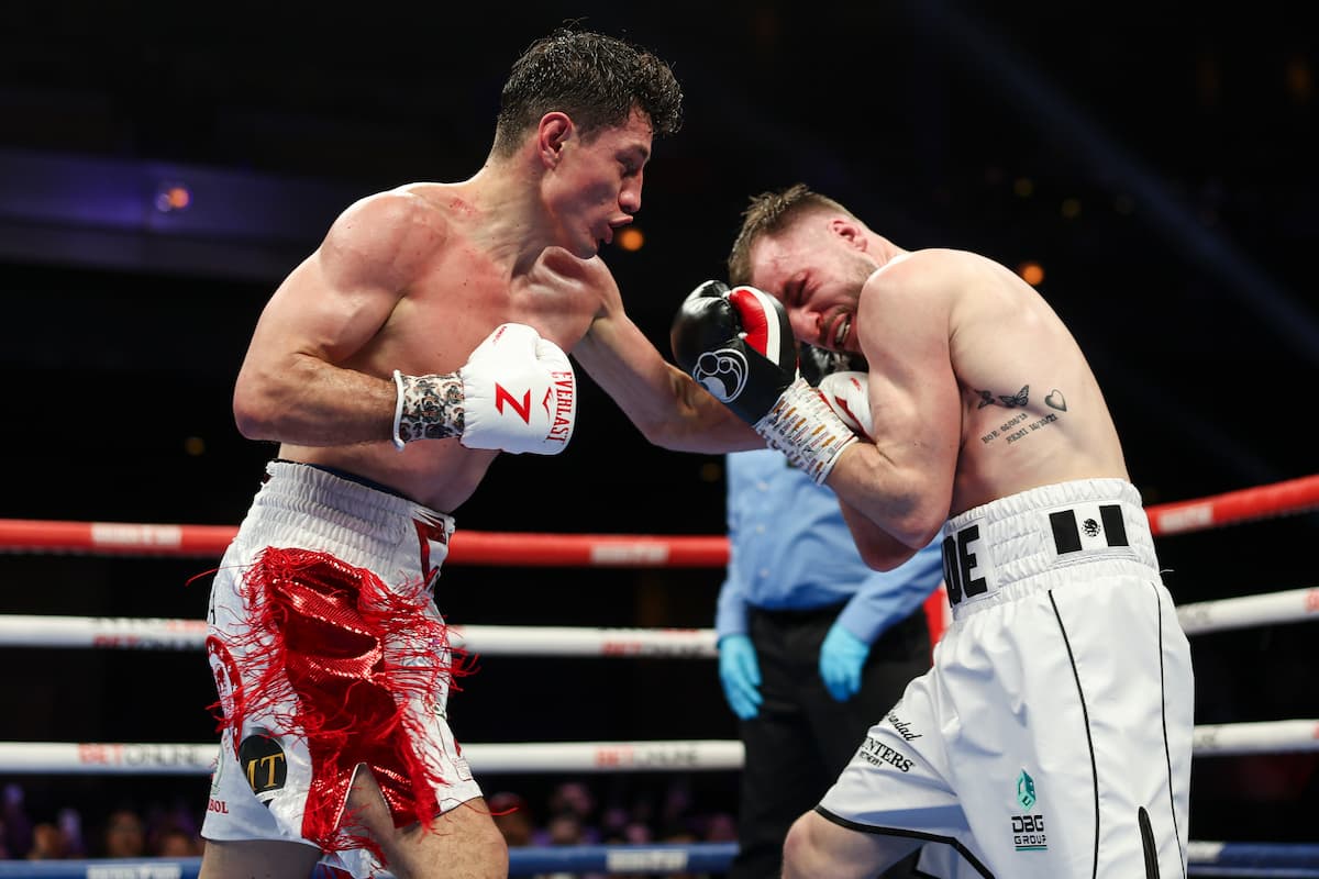 Photos: William Zepeda dominates & stops Maxi Hughes in four rounds ...