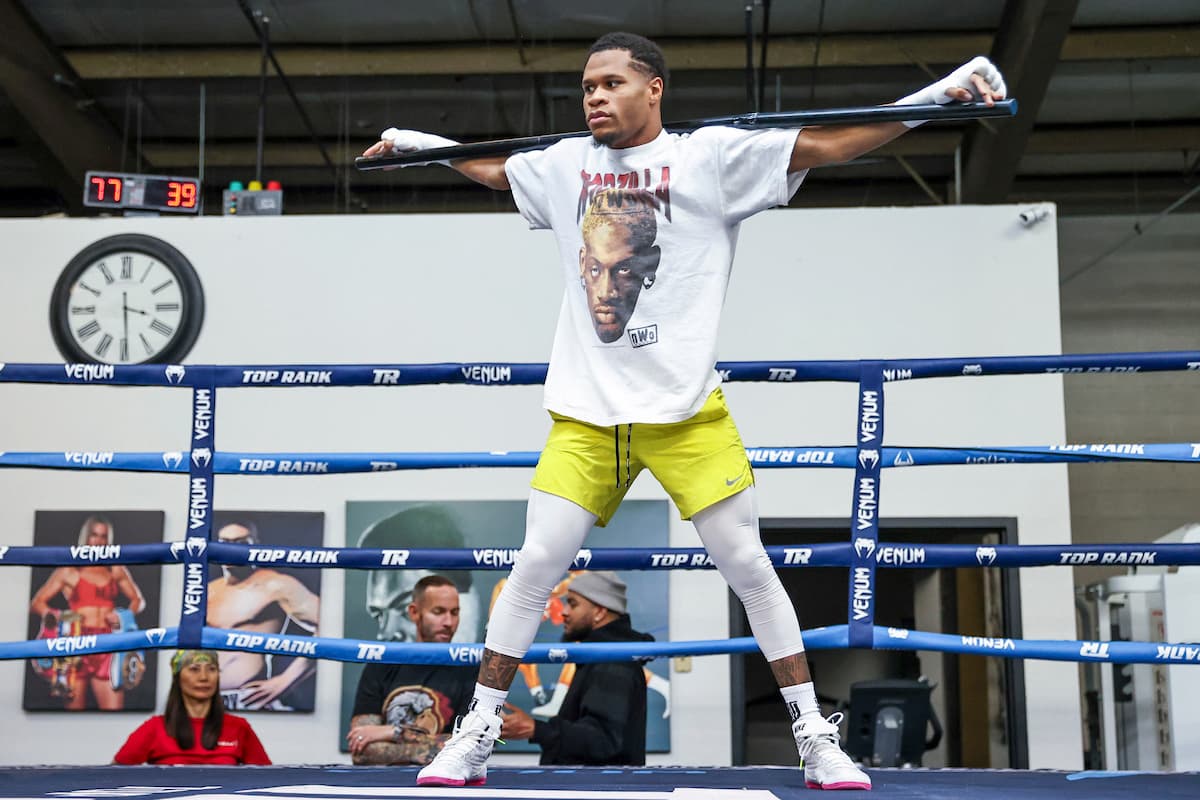 Devin Haney vs Ryan Garcia open workout - FIGHTMAG