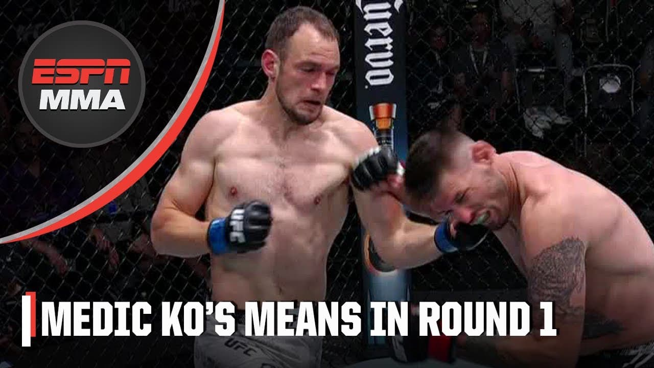 UFC Vegas 91 video: Uros Medic KO's Tim Means with big uppercut - FIGHTMAG