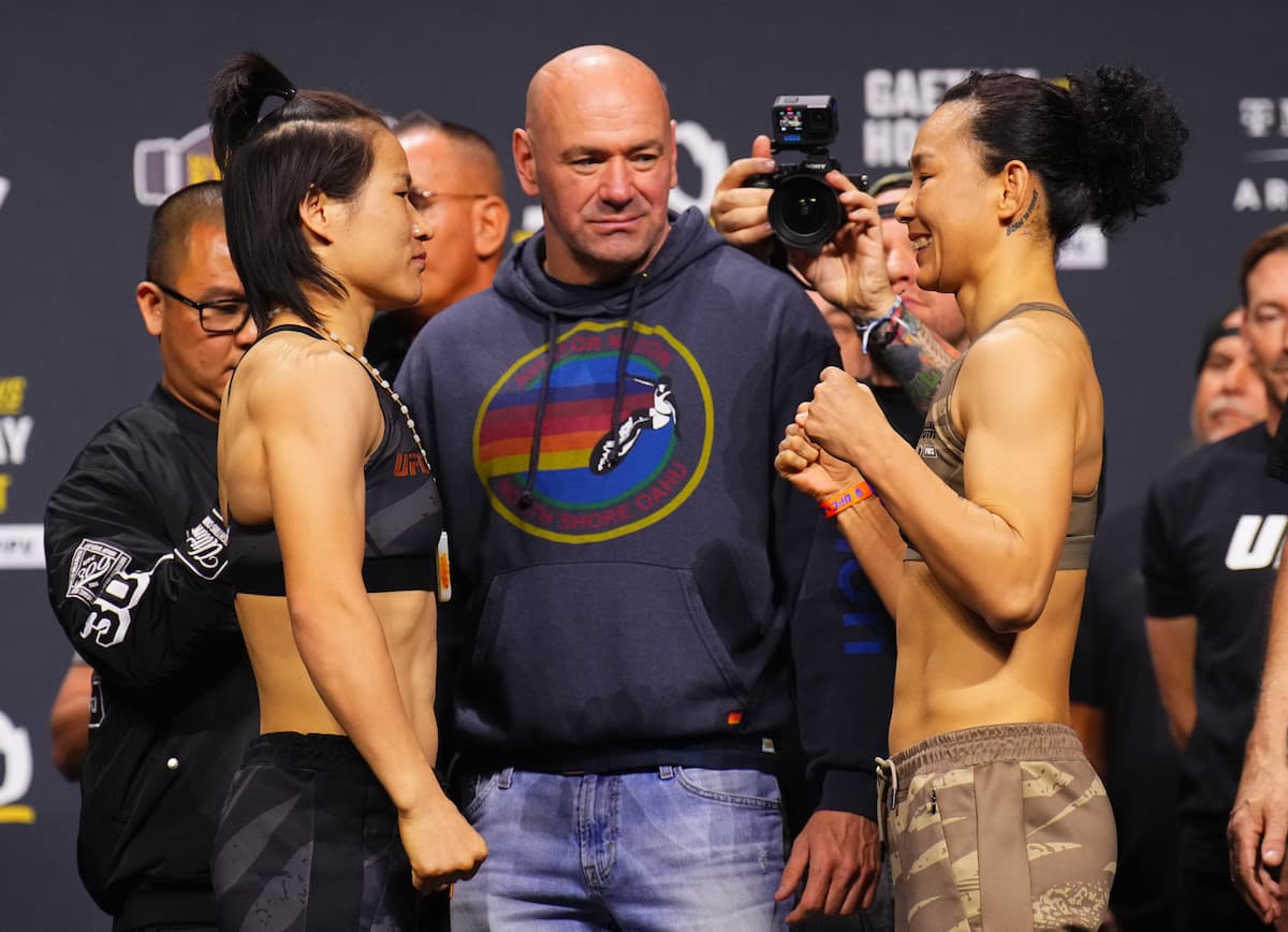 UFC 300 ceremonial weigh-ins & faceoff - FIGHTMAG