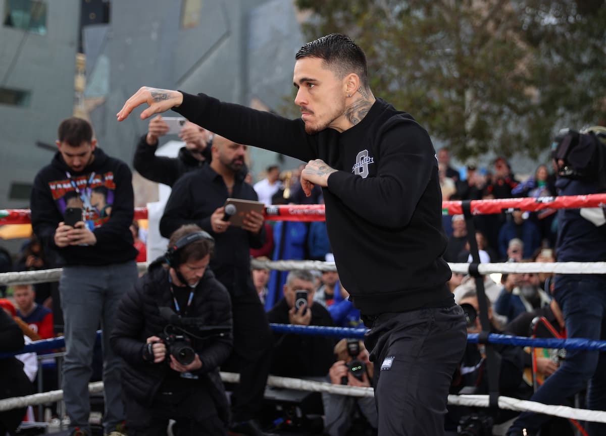 Vasiliy Lomachenko vs George Kambosos Jr public workout video - FIGHTMAG