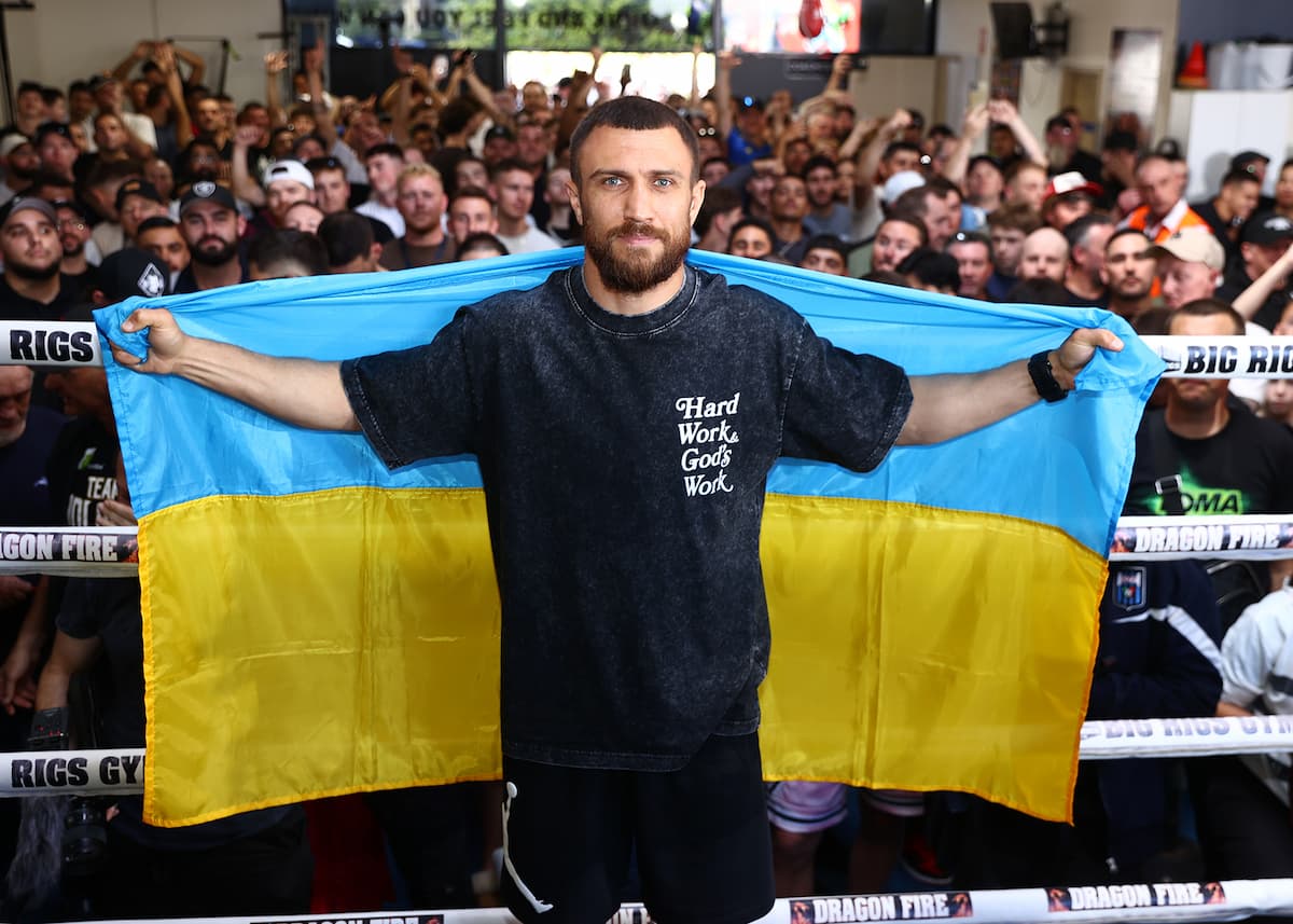 Vasiliy Lomachenko: For Kambosos it's war, for me it's competition ...