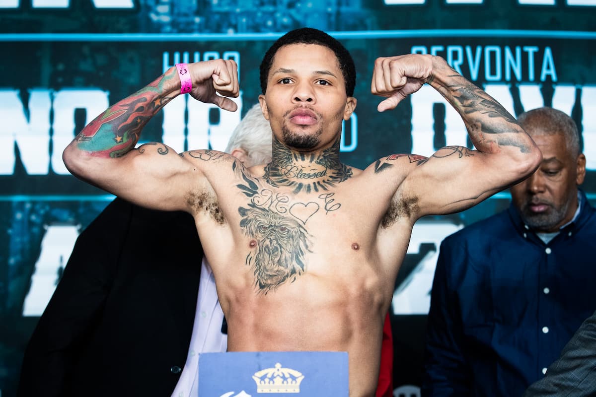 Gervonta Davis vs Frank Martin on weight for 135-pound title in Las ...