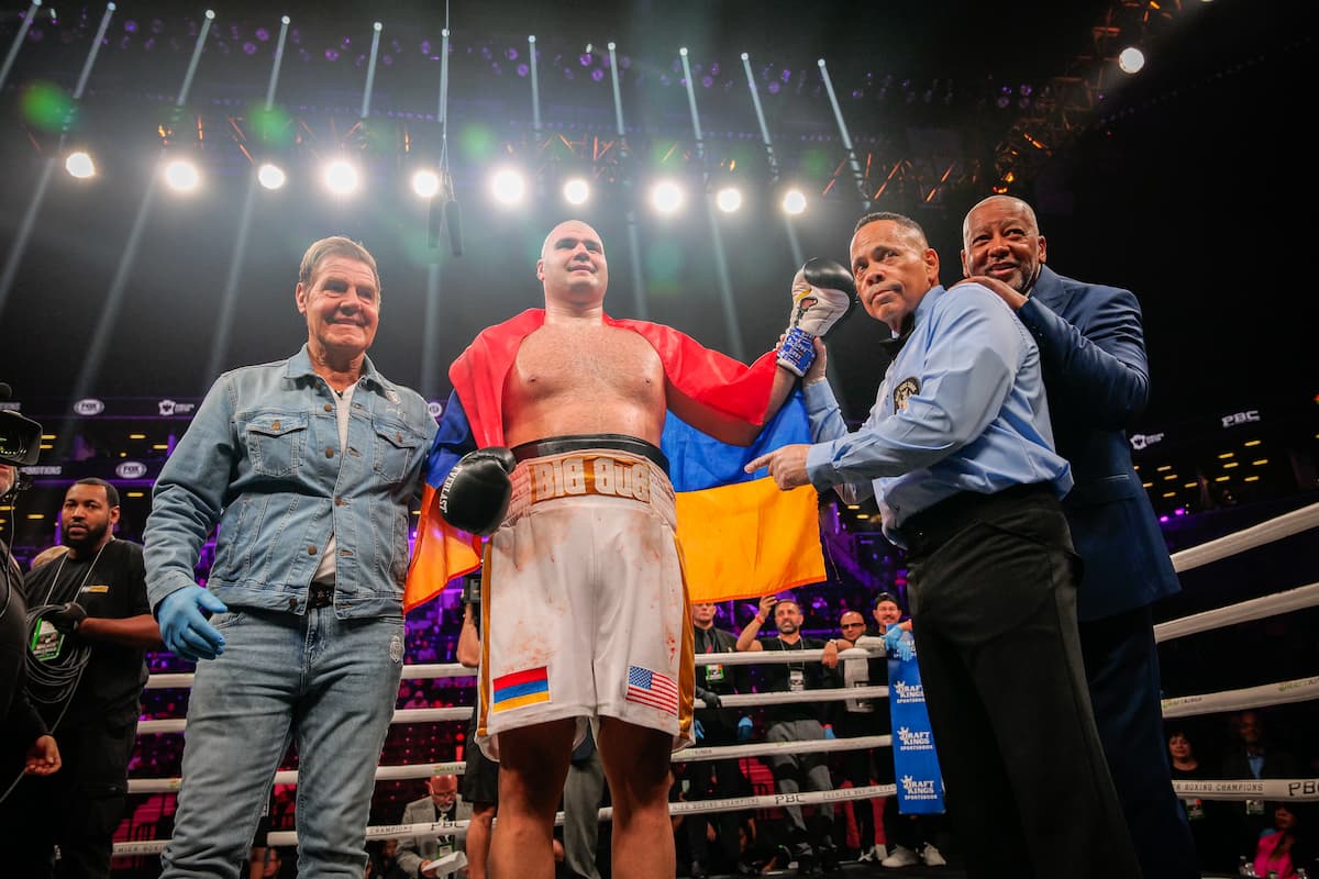 Gurgen Hovhannisyan faces Robert Hall Jr on top of MVP 7 card in ...