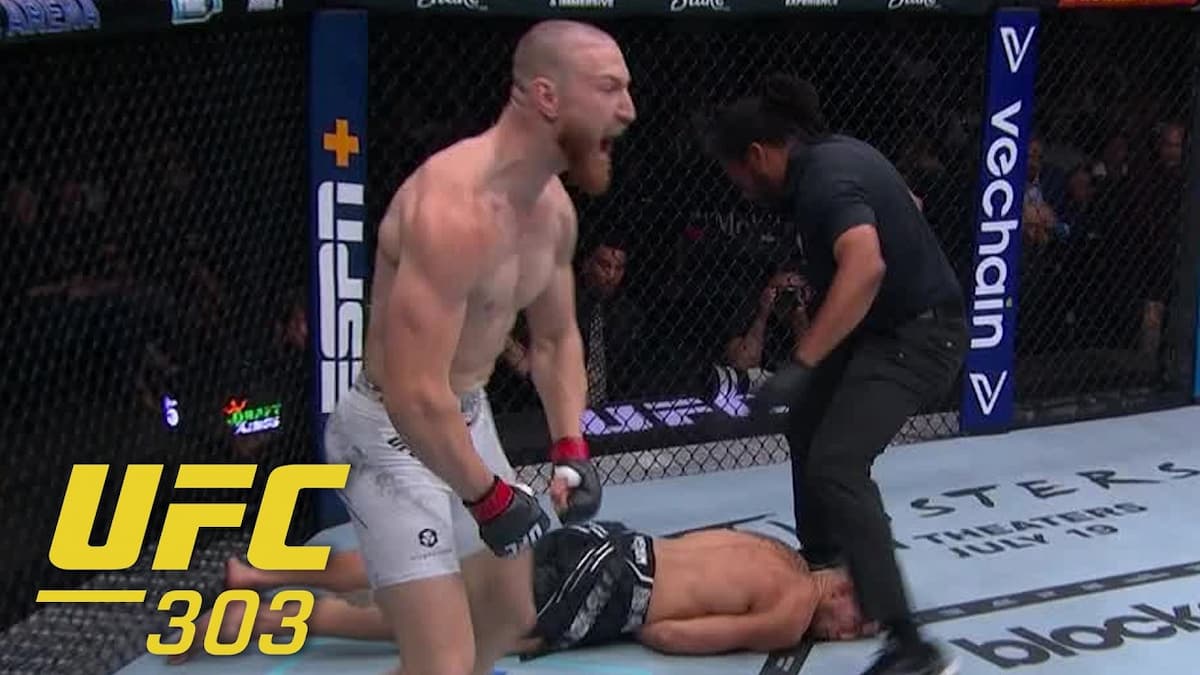 UFC 303 video: Joe Pyfer KO's Marc-Andre Barriault in first round with ...