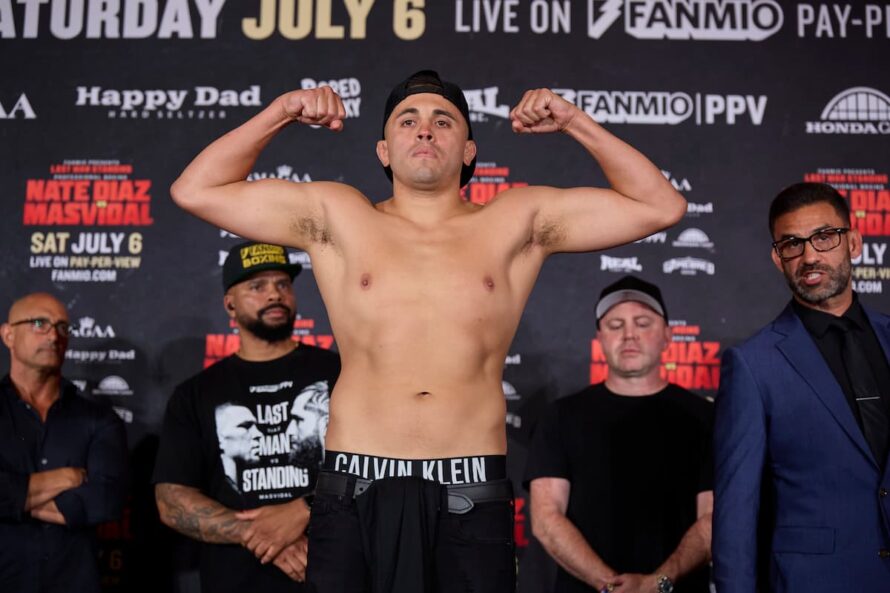 Photos: Nate Diaz vs Jorge Masvidal boxing match set at cruiserweight ...
