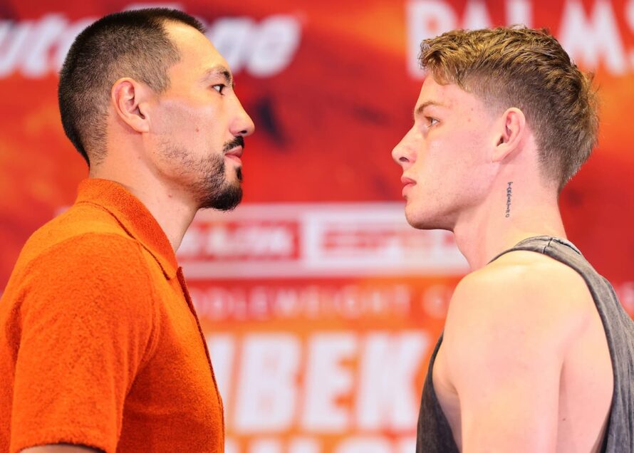 Photos: Janibek Alimkhanuly vs Andrei Mikhailovich final press ...