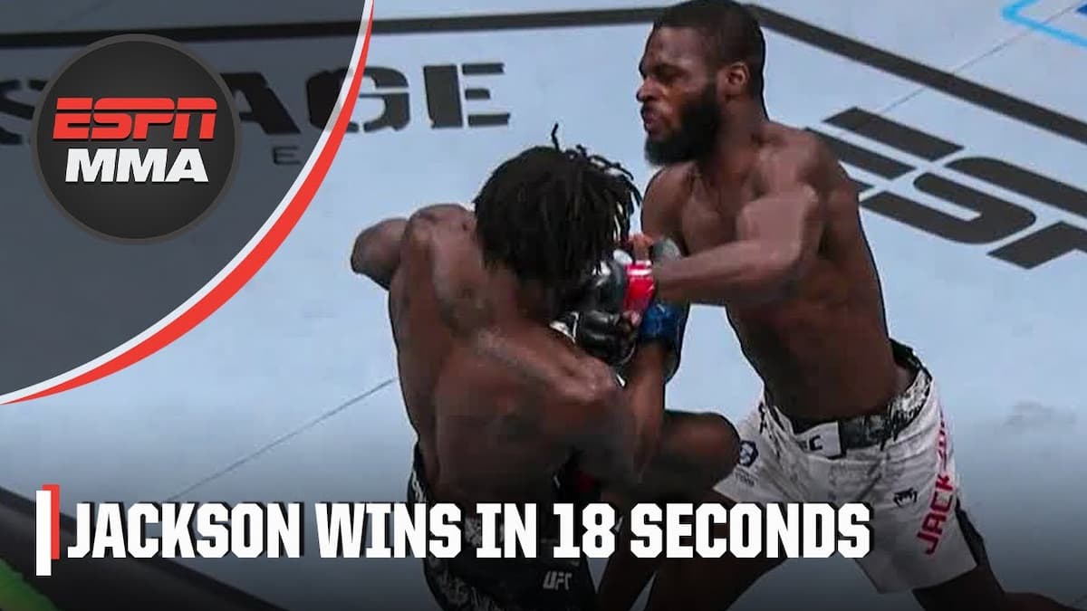UFC Denver video: Montel Jackson KO's Da'Mon Blackshear in 18 seconds ...