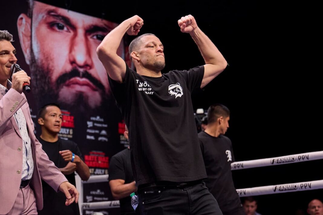 Photos: Nate Diaz vs Jorge Masvidal 2 open workout kicks off Fight Week ...