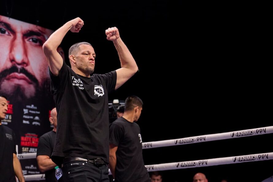 Photos: Nate Diaz vs Jorge Masvidal 2 open workout kicks off Fight Week ...