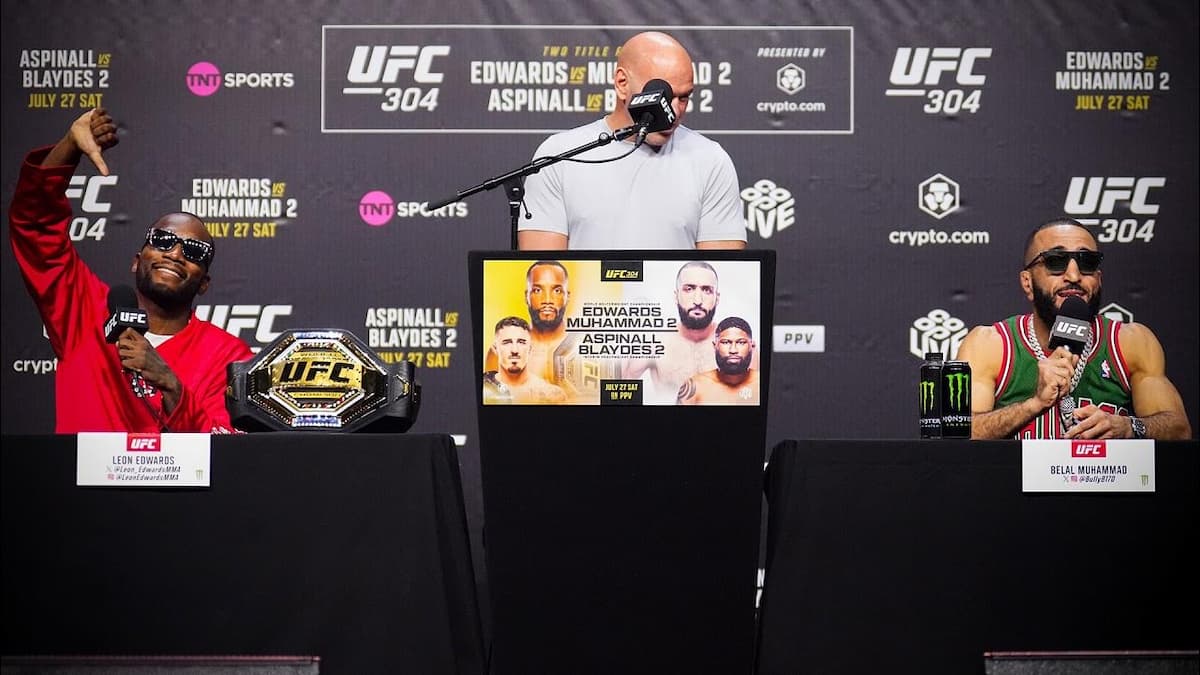UFC 304 press conference video - FIGHTMAG