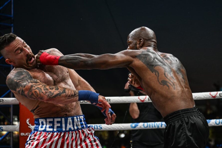 Photos: Britain Hart bests Taylor Starling to retain title at BKFC 63 ...