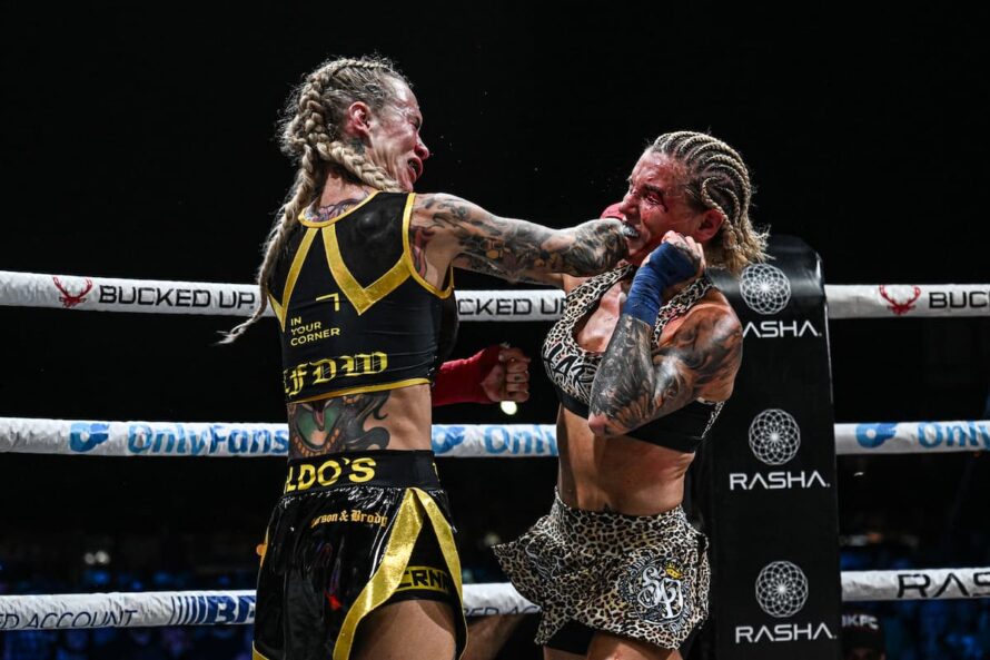 Photos: Britain Hart bests Taylor Starling to retain title at BKFC 63 Sturgis - FIGHTMAG