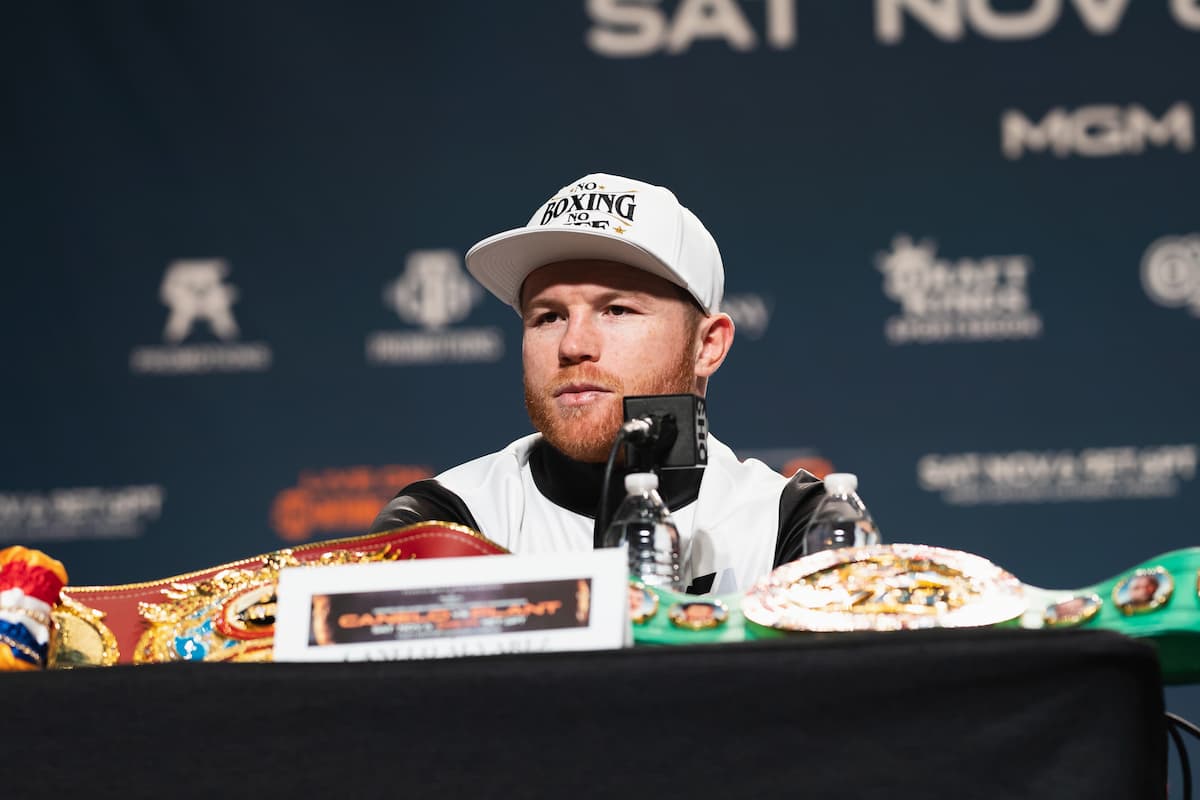 Canelo Alvarez vs Edgar Berlanga Los Angeles press conference video ...