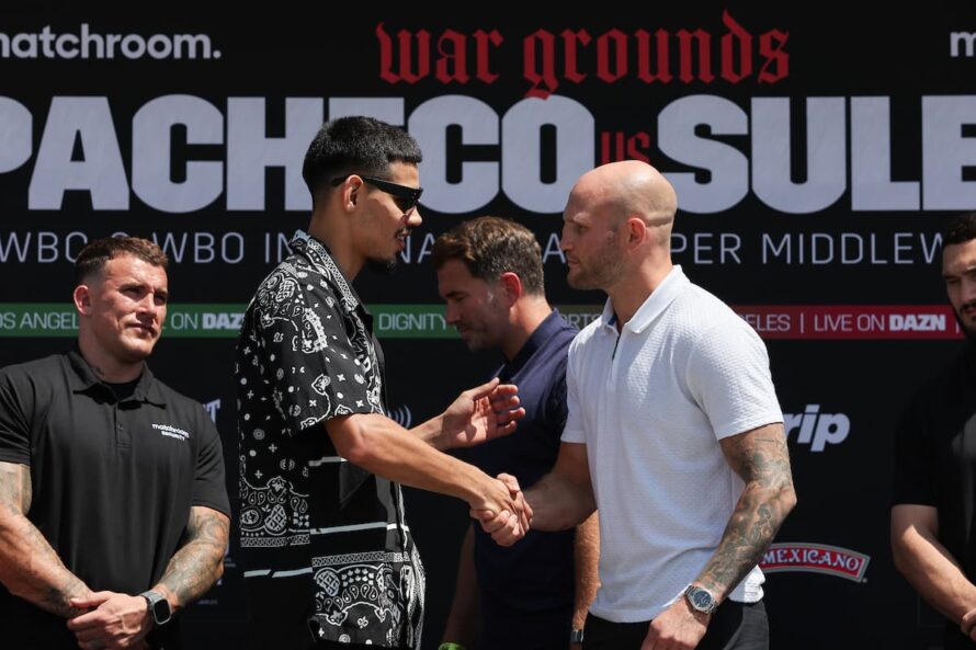 Photos: Diego Pacheco vs Maciej Sulecki final pre-fight press ...