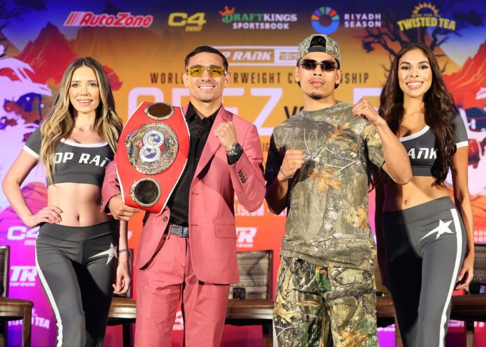 Photos: Luis Alberto Lopez vs Angelo Leo pre-fight press conference ...