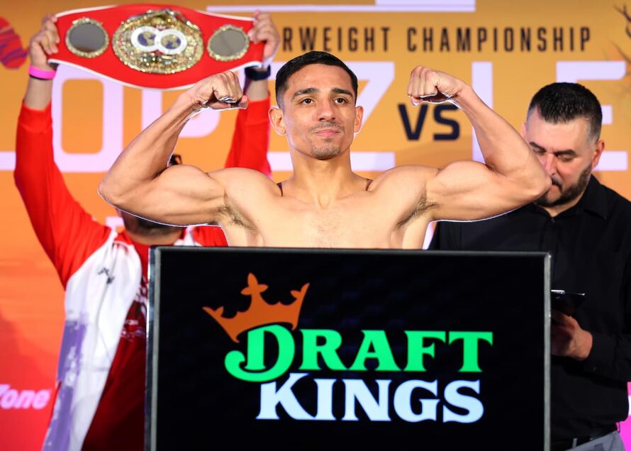 Photos: Luis Alberto Lopez vs Angelo Leo on weight for 126 lbs title in ...