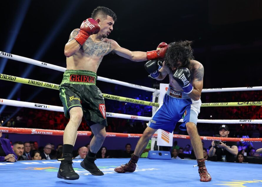 Photos: Angelo Leo KO's Luis Alberto Lopez to become two-weight ...