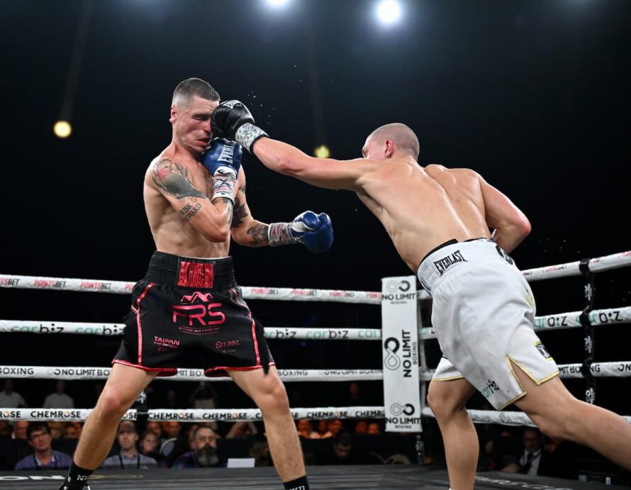Photos: Nikita Tszyu TKO's Koen Mazoudier with barrage of punches in ...