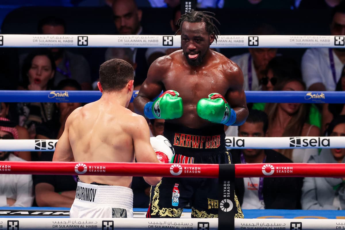 Photos: Terence Crawford dethrones Israil Madrimov to become four ...