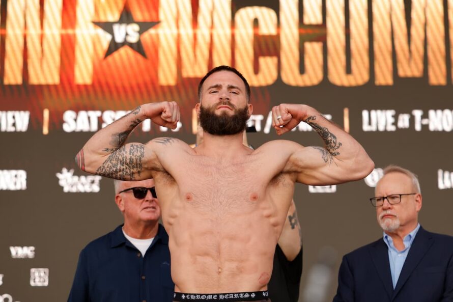 Photos: Canelo Alvarez vs Edgar Berlanga on weight for 168 lbs title in ...