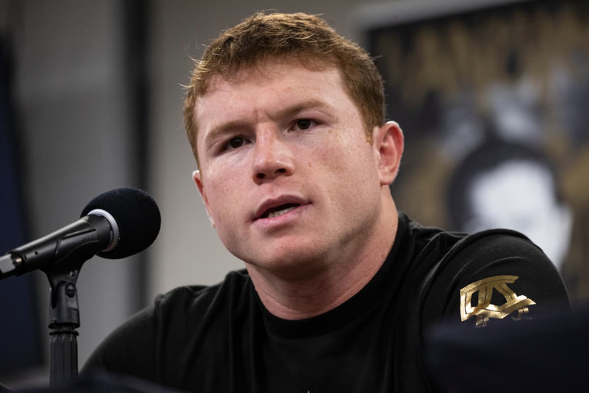 Canelo Alvarez vs Edgar Berlanga post-fight press conference video ...