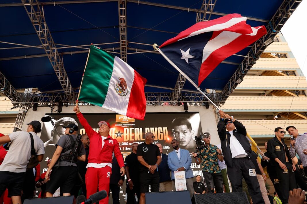 Photos: Canelo Alvarez vs Edgar Berlanga on weight for 168 lbs title in ...