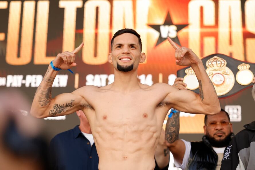 Photos: Canelo Alvarez vs Edgar Berlanga on weight for 168 lbs title in ...