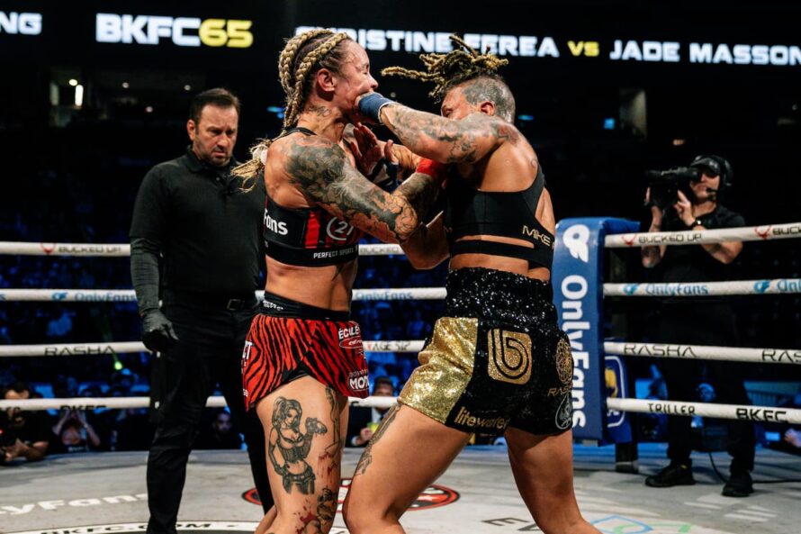 Photos: Christine Ferea decisions Jade Masson-Wong to retain title at ...