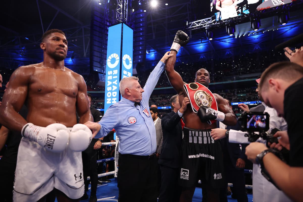 Photos: Daniel Dubois drops Anthony Joshua multiple times en route to KO in London - FIGHTMAG