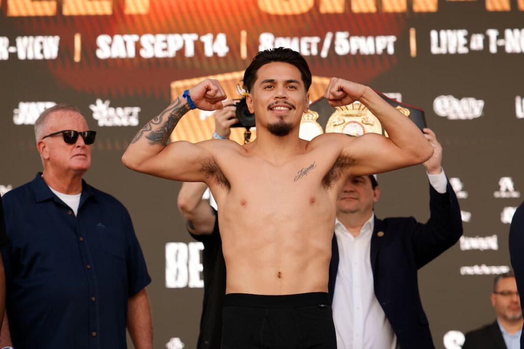 Photos: Canelo Alvarez vs Edgar Berlanga on weight for 168 lbs title in ...