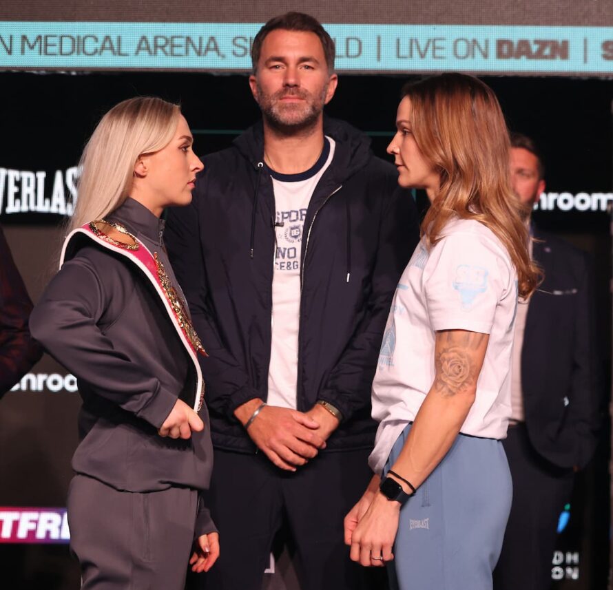 Rhiannon Dixon vs Terri Harper on weight for 135 lbs title in Sheffield ...