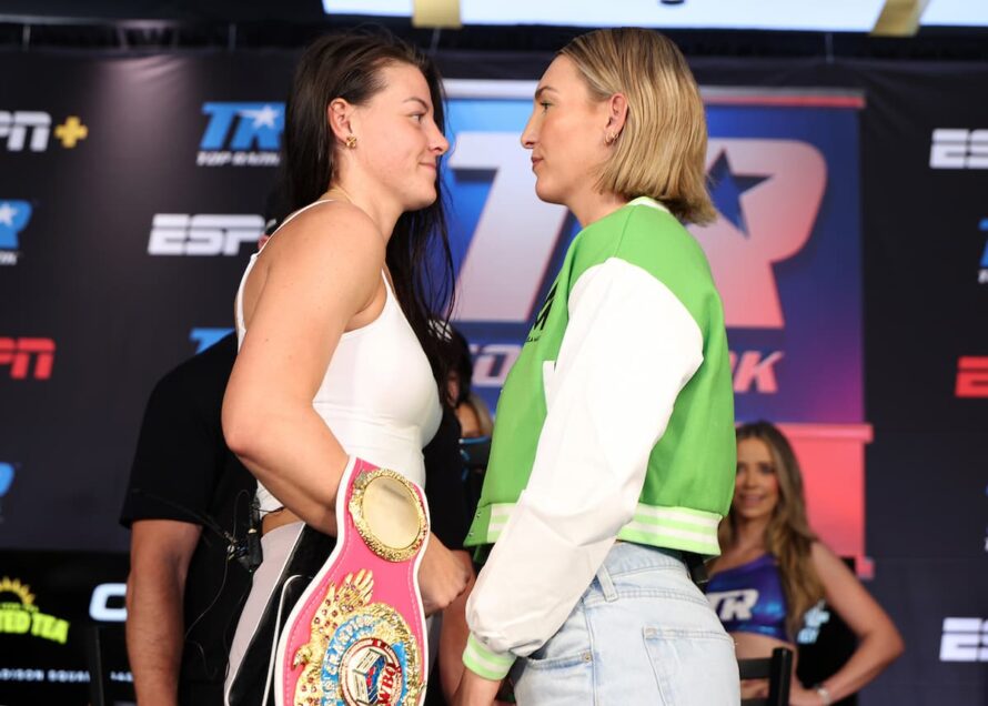 Photos: Sandy Ryan vs Mikaela Mayer press conference - FIGHTMAG