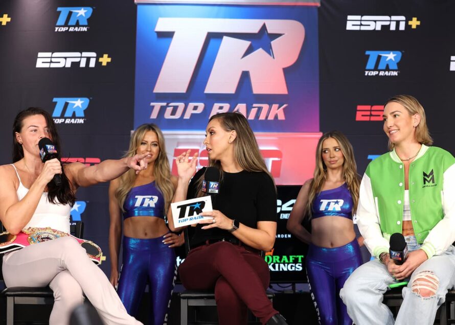 Photos: Sandy Ryan vs Mikaela Mayer press conference - FIGHTMAG
